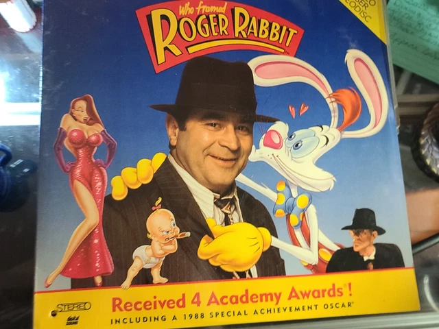 WHO FRAMED ROGER RABBIT 2-Laserdisc LD LETTERBOX FORMAT CAV STANDARD ...