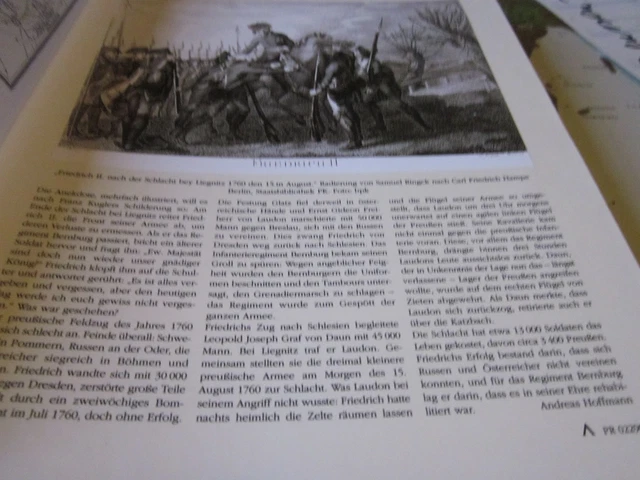PREUSSEN ARCHIV N2 2290 Friedrich II nach der Schlacht bei Liegnitz ...