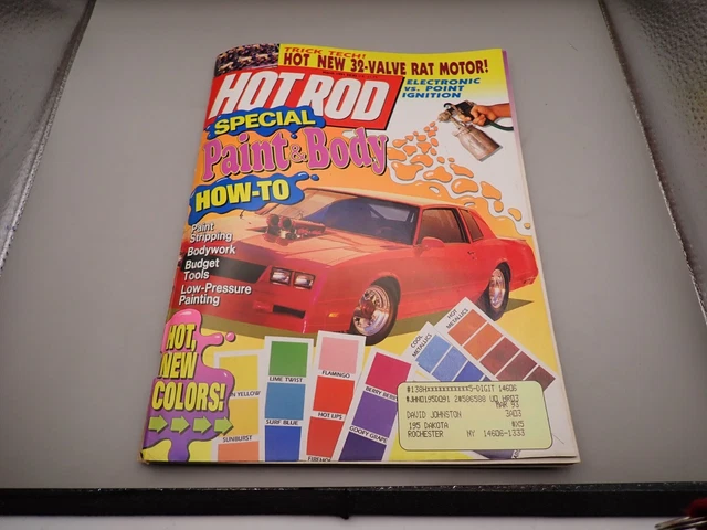 HOT ROD MAGAZINE March 1991 Special Pain Body How To New 32 Valve Rat ...
