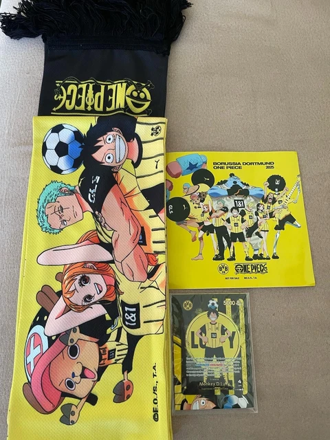 BVB X ONE Piece Goodie-Bag incl. Monkey D.Luffy Ruffy Promo Card Karte ...