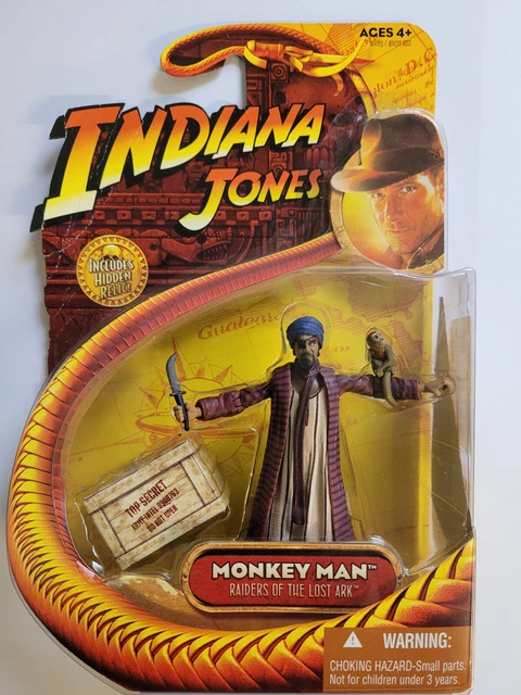 INDIANA JONES RAIDERS of the Lost Ark Monkey Man 3.75" Action Figure ...