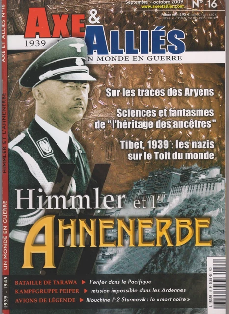 AXE & ALLIES N°16 Himmler Ahnenerbe / Bat Tarawa /Kampfg Peiper / Ii-2 ...