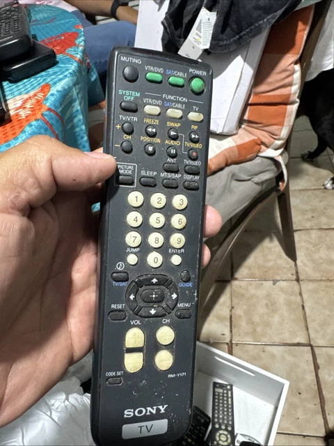 SONY UNIVERSAL REMOTE Control RM-Y171 Black DVD VCR TV £8.07 - PicClick UK