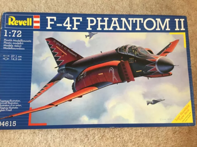 REVELL F-4F PHANTOM II Model Kit 04615 in 1:72 Scale £15.00 - PicClick UK