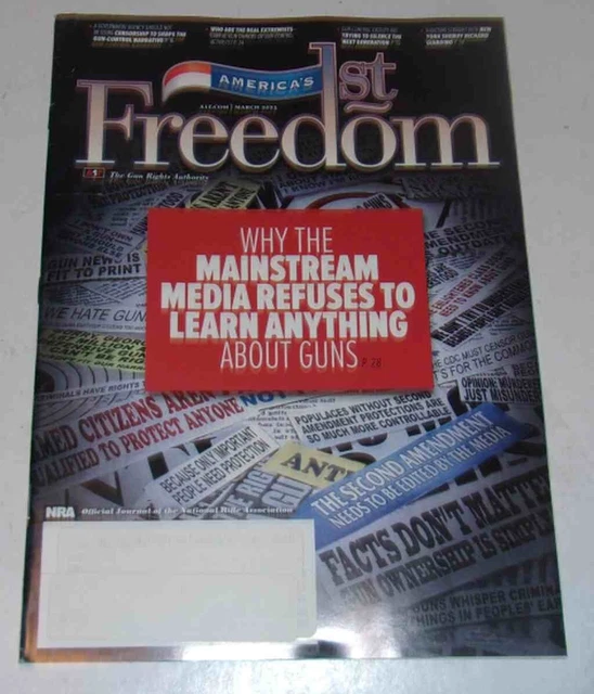 AMERICA'S 1ST FREEDOM NEWS Magazine, March 2023, Back Issue £2.77 ...