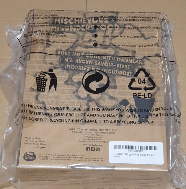 RARO NUOVO CON scatola - Fuggler Count Fuggla pipistrello nero Chase ...