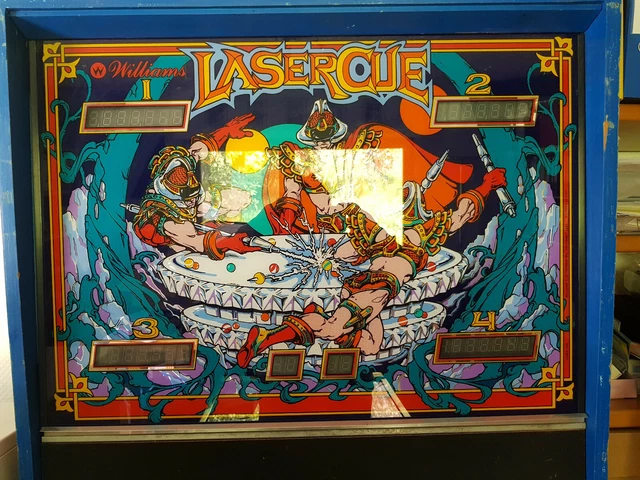 LASERCUE WILLIAMS 1984 Flipper Pinball machine Lieberhaberstück EUR 5. ...