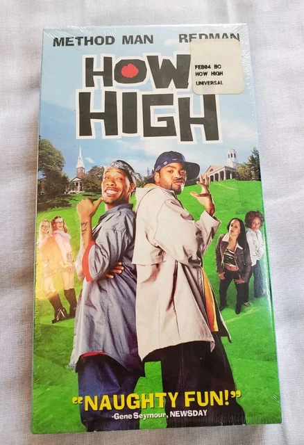 HOW HIGH VHS 2002 Movie Method Man Redman New Sealed Stamped Watermark ...