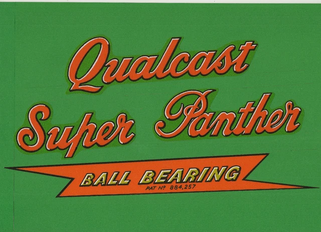 QUALCAST SUPER PANTHER Vintage Mower Repro Decals $14.50 - PicClick AU