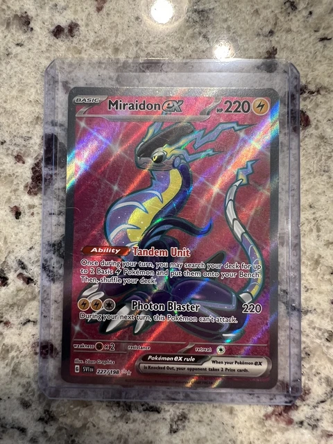 POKÉMON TCG MIRAIDON ex Scarlet & Violet Base Set 227/198 Holo Ultra ...