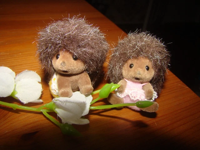 SYLVANIAN FAMILIES HEDGEHOG Baby Babies Figure Bramble Family Calico ...