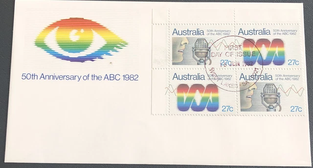 AUSTRALIA FDC 1982 50th Anniversary Of The ABC $1.50 - PicClick AU