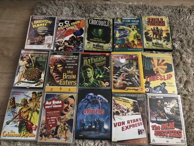 B MOVIE COLLECTION Plus 1920s/30s. 30 DVDS In Total. Excellent ...