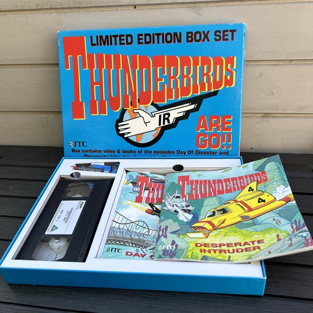 THUNDERBIRDS ARE GO- Box Set ITC (Video, 2 Books & Toy) (VHS, 1992) Collectible £7.99 - PicClick UK