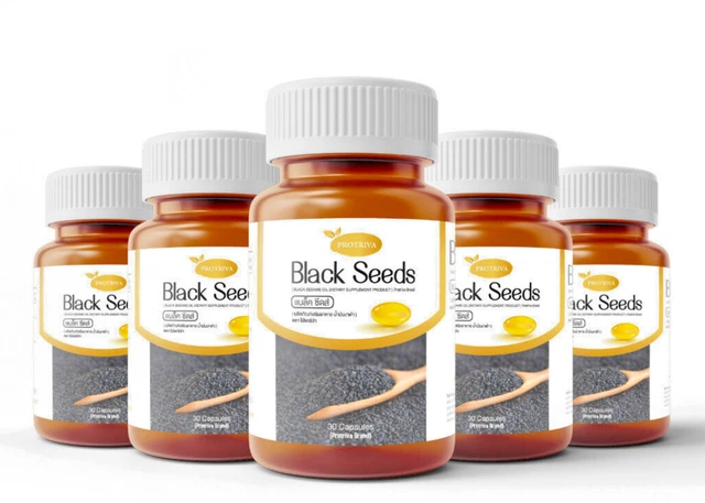 PROTRIVA COLD PRESSED Black Sesame Oil 150x Softgel Caps / Joints Knees ...