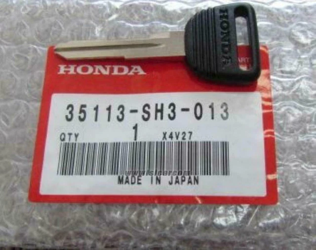 GENUINE HONDA BLANK Master Key CIVIC EK9 TYPE-R 35113-SH3-013 OEM JDM ...