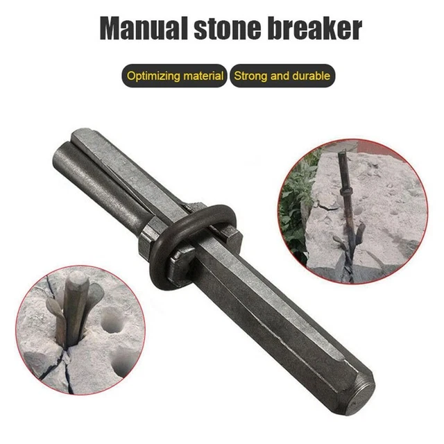 STONE GRANITE MASONRY Stone Rock Separating Rock Splitter Hand Tool ...