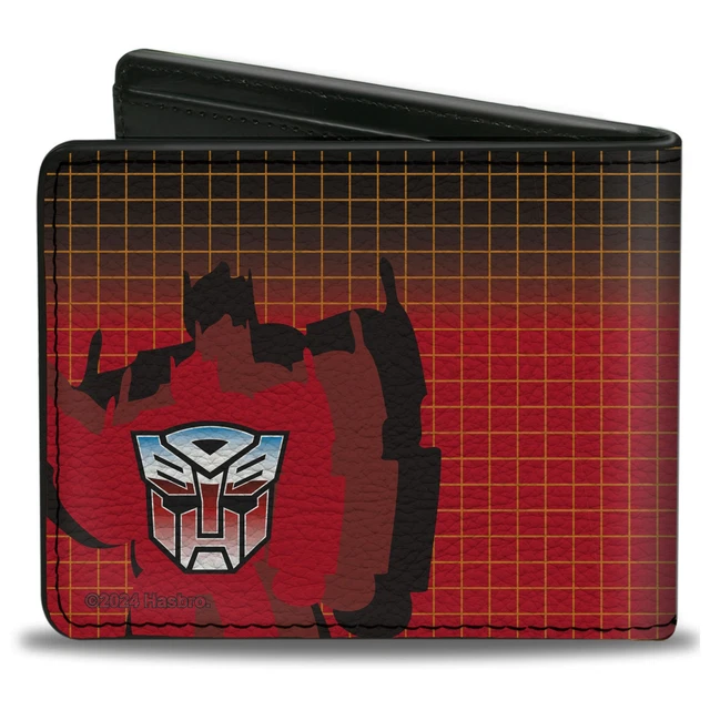 BI-FOLD WALLET TRANSFORMERS Optimus Prime Blaster Pose and Autobot ...