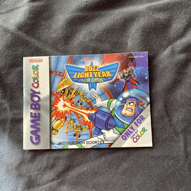 BUZZ LIGHTYEAR OF Star Command Game Boy Color Instruction Manual Booklet ONLY £4.94 - PicClick UK