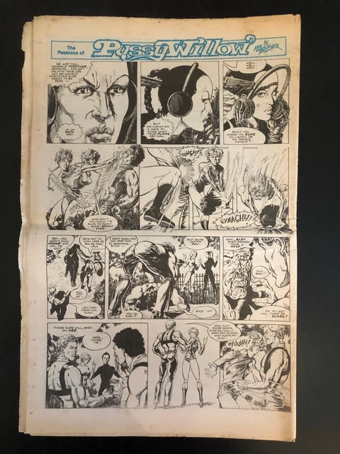 AUSTRALIAN NEWSPAPER RIBALD 240 1977 Passions of Willow cartoon ...