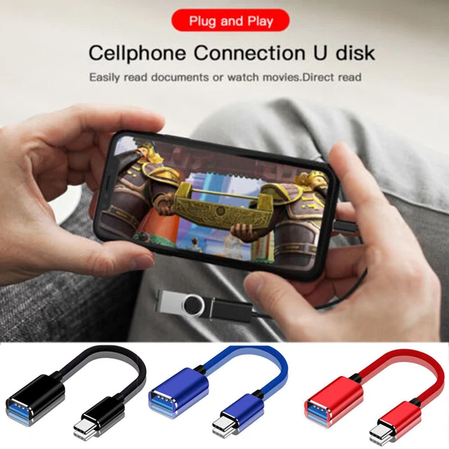 USB-C 3.1 TYPE C Male to USB 3.0 Type A Female OTG Adapter Converter ...