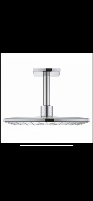 GROHE RAIN SHOWER 310 Smart Active Cube Head Shower Set Ceiling 142mm ...