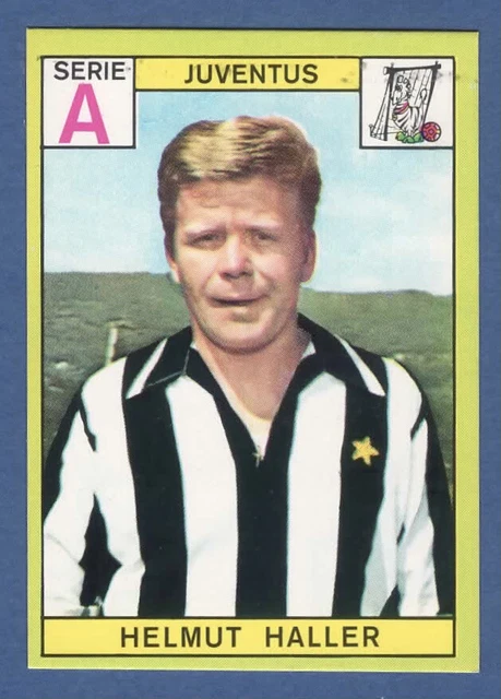FIGURINA CALCIATORI PANINI 1968/69 - Recupero - Haller - Juventus EUR 1 ...