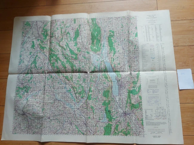 PLAN , CARTE Us Army , 1943 Chambery ( Map Us Army , Ww2 ) EUR 24,00 ...