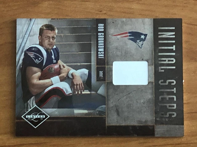 CARTE PATCH 2010 limitée Rob Gronkowski recrue initiales étapes #56/80 ...