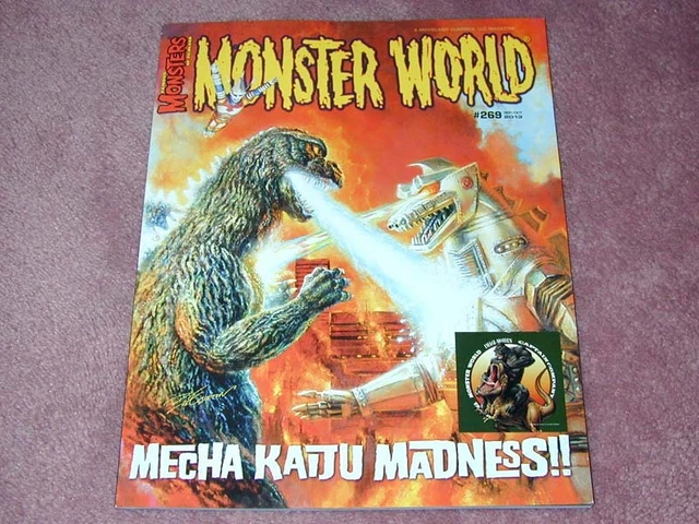 FAMOUS MONSTERS # 269, Monster World Godzilla cover, STICKER version ...