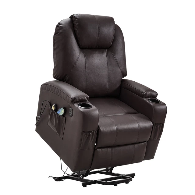 PANANA POWER LIFT Electric Recliner Chair with Massage Heating,USB ...