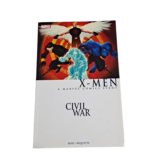 MARVEL X-MEN CIVIL War Graphic Novel Marvel Comics Hine Packette X-Men ...