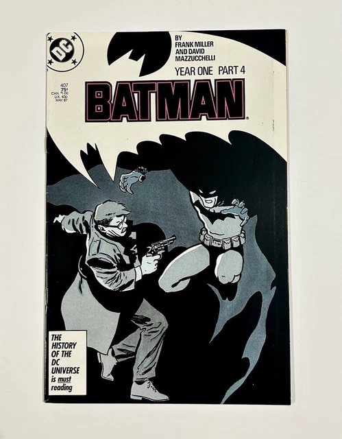 BATMAN #407 YEAR One: Part 4 Frank Miller 1st James Gordon Jr. DC ...