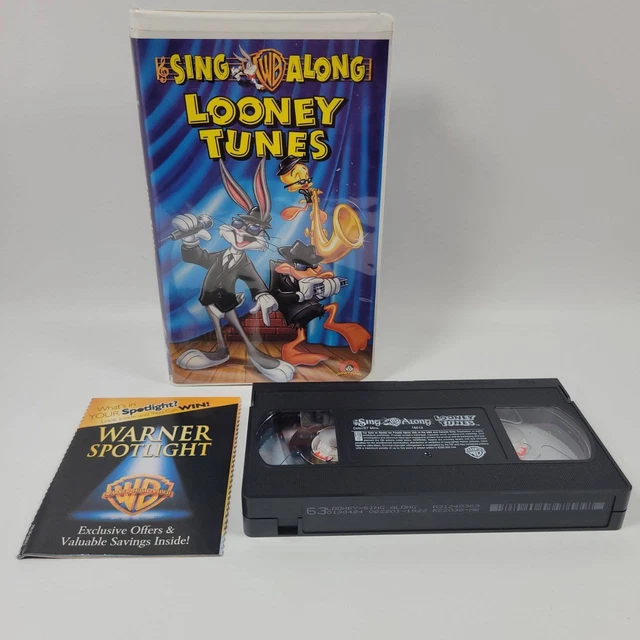 SING ALONG LOONEY Tunes Bugs Bunny Warner Bros VHS Video Tape 2000 Y2K ...