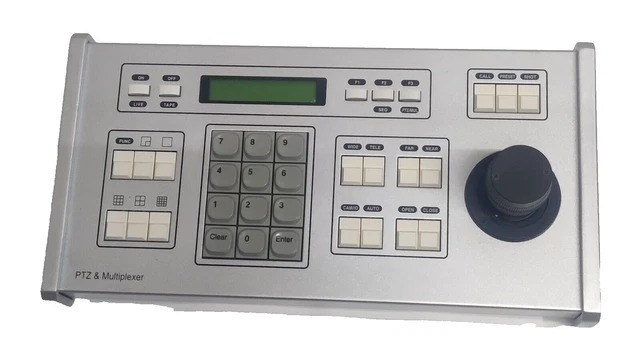 EXCEL PTZ & Multiplexer PTZ730 Keypad CCTV Speed Dome Camera Controller ...