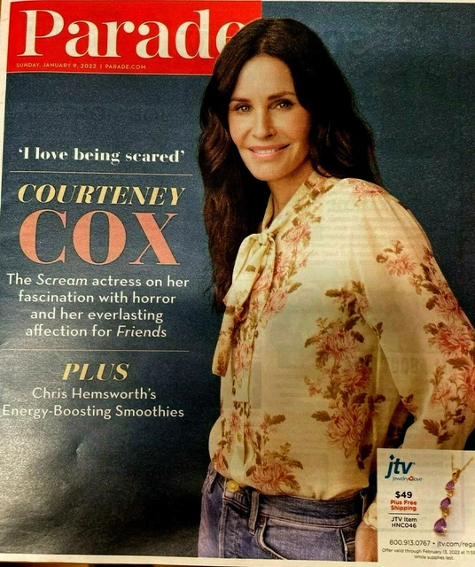 PARADE MAGAZINE JANUARY 9 2022 Courtney Cox £3.14 - PicClick UK