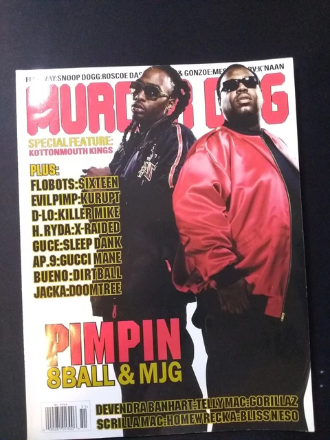 MURDER DOG MAGAZINE Vol 17 Number 1 8 Ball & MJG Cover Rare Hip Hop ...