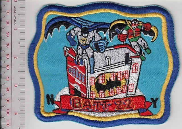 NEW YORK CITY NYC Fire Department Fire Battalion 22 Batman & Robin ...