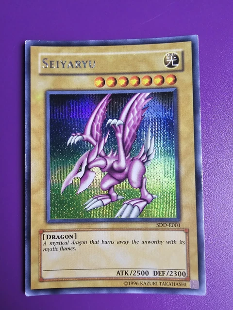 YU-GI-OH! SET SDD Seiyaryu E001 + Acid Trap Hole E002 + Salamandra E003 Secret EUR 18,95 ...