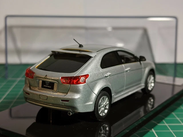 MITSUBISHI GALANT FORTIS (Lancer) Sportback JDM RHD Silver 1/43 WITS ...