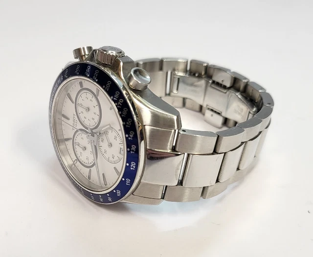 TISSOT T106417A V8 42Mm Stainless Steel Chronograph Watch £260.19 ...