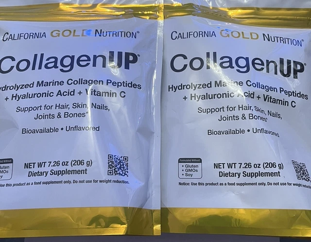 CALIFORNIA GOLD NUTRITION Collagen UP Hydrolyzed Acid + Vitamin C ...