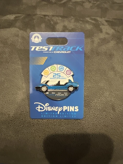 DISNEY PARKS PIN - Test Track Presented By Chevrolet 25th Anniversary £ ...