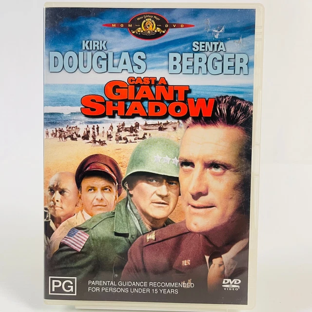 CAST A GIANT Shadow (DVD, 1966) Kirk Douglas Classic Drama Region 4 $8. ...
