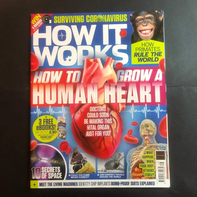 HOW IT WORKS Magazine Grow a Human Heart #138 Science Technology ...