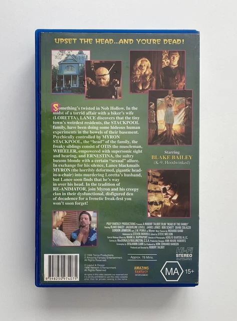 HEAD OF THE Family [VHS] Big Box Ex-Rental Video Tape 1996 Charles Band ...