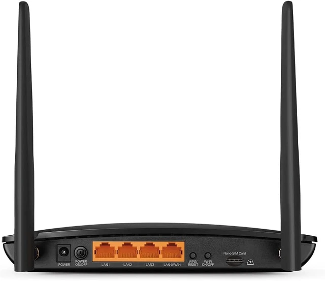 TP-LINK BOX 4G, Router 4G+ LTE Cat.6 300 Mbps WiFi AC 1200 Mbps, 2 x ...