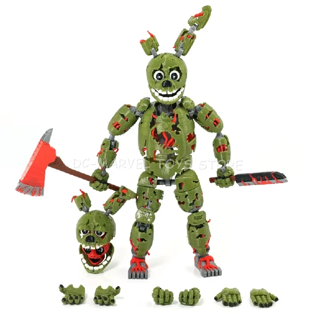 SPRINGTRAP 3D PRINTED Five Nights at Freddy'S 3 Multi-Jointed Action ...