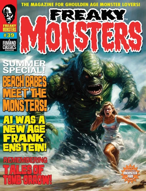 FREAKY MONSTERS 39! New! Like the original Famous Monsters Magazine ...
