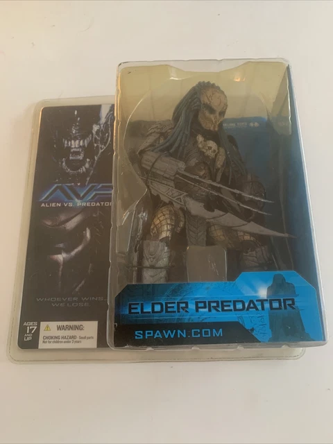 2004 AVP MOVIE Alien vs Predator Elder Predator Figure 8 in McFarlane ...